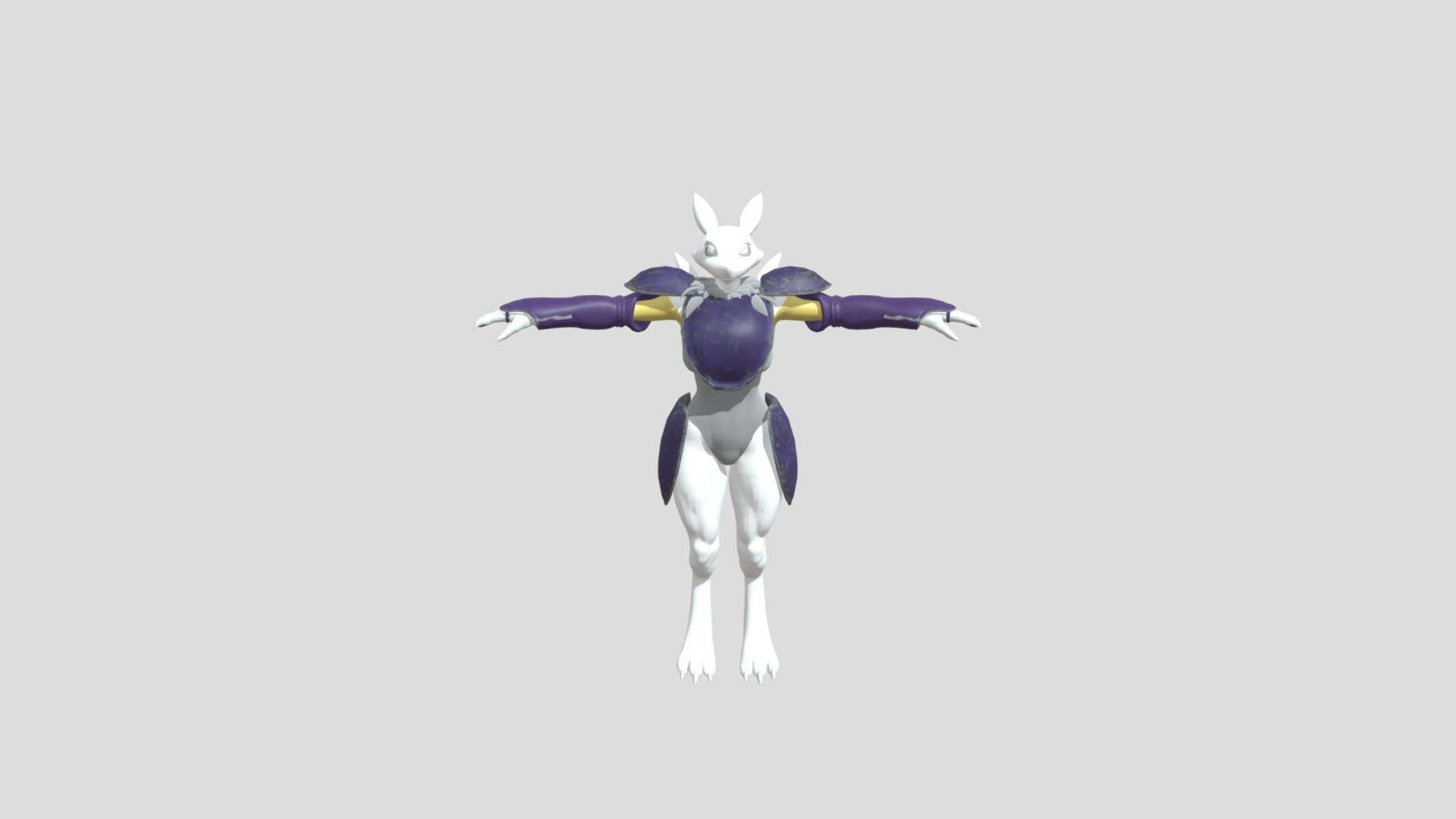 Renamon Blend - Download Free 3D model by bread (@OreoWolf) [50749a3 ...