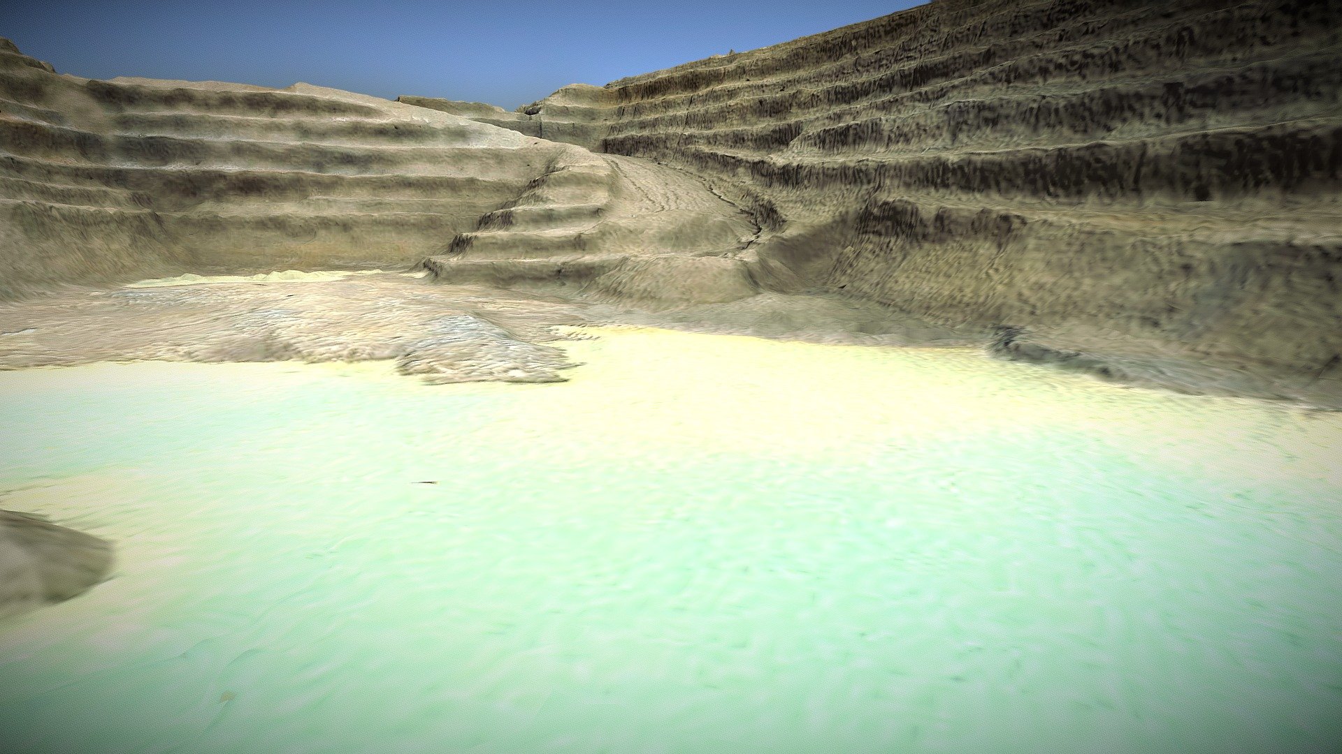 Fly in a pit quarry - 3D model by spoutnix [507516a] - Sketchfab