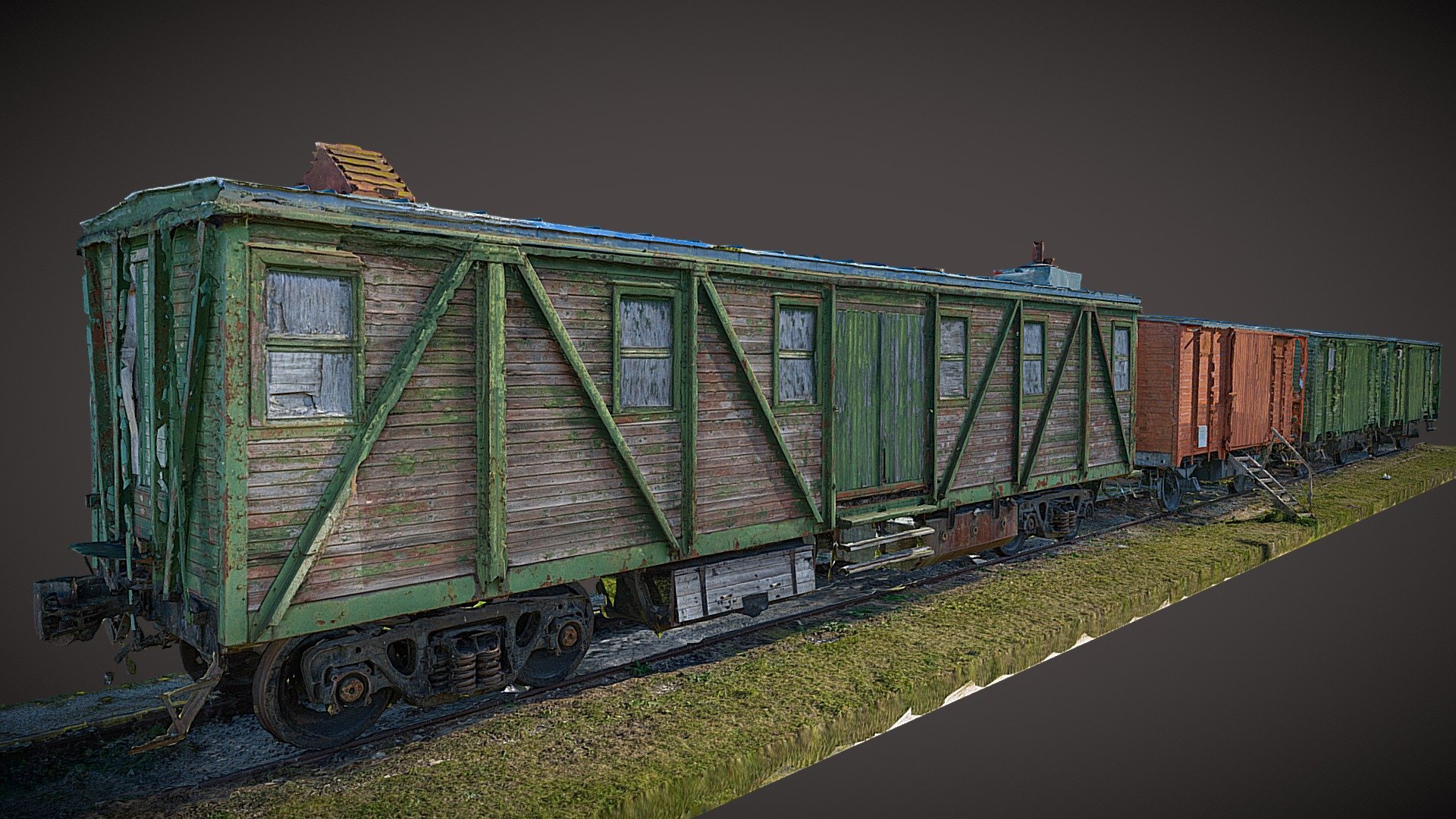 Goods wagons - Buy Royalty Free 3D model by Saulius.Zaura [5079051 ...