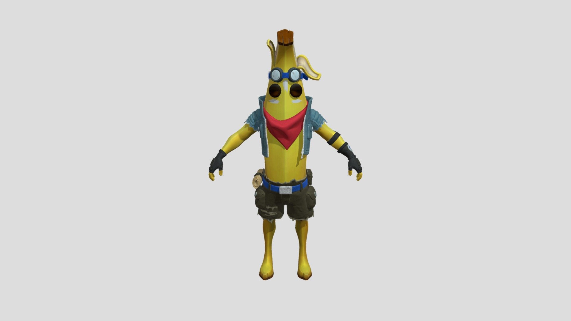 Adventure Peely Fortnite Skin Download Free 3d Model By Gatobugadobr 5079fe0 Sketchfab
