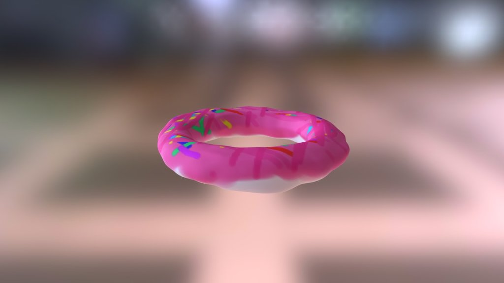 Donut - 3D model by YukineJP (@YukineShinki) [507a182] - Sketchfab