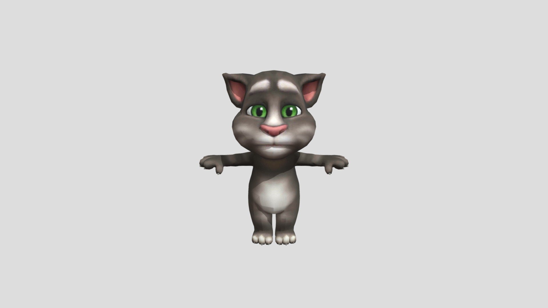 Tom-medium-talking-tom - 3D model by Hwhhtt [507af18] - Sketchfab