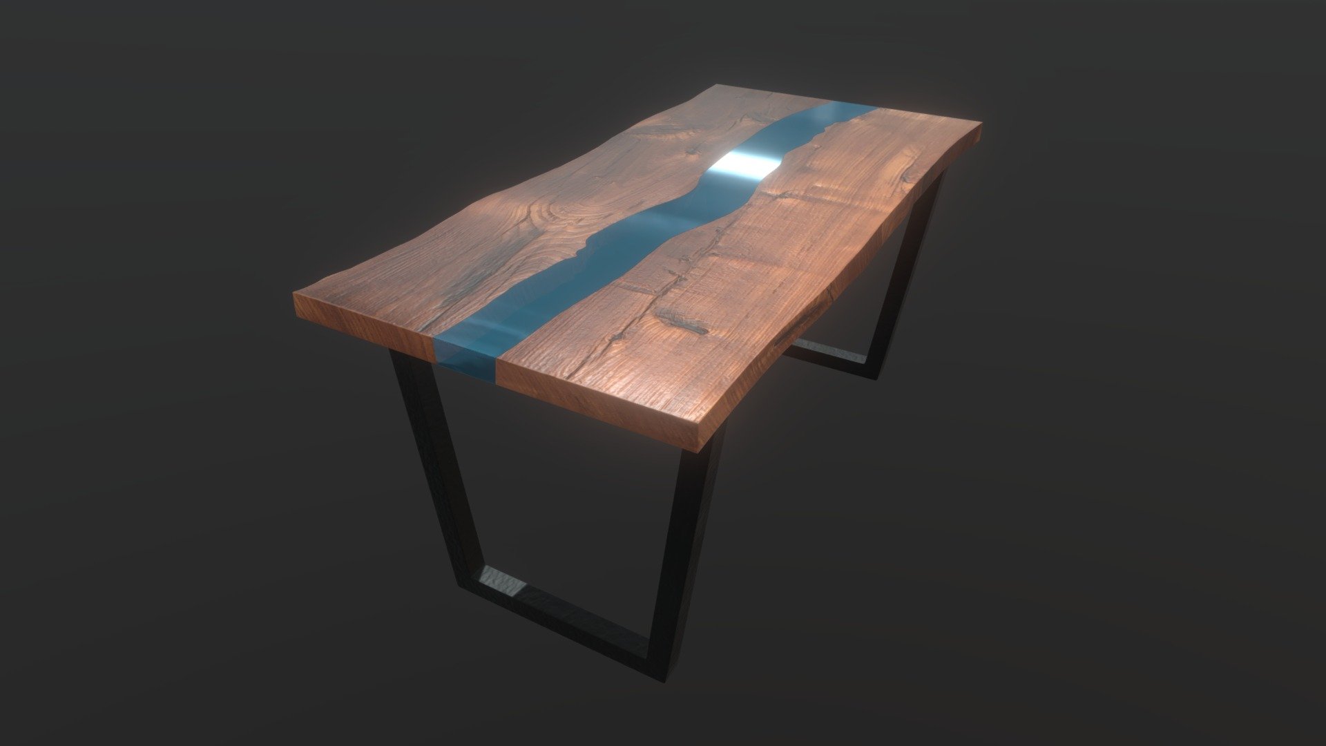 River Table - Download Free 3D model by VIAdvena (@hard3d) [507b24b ...