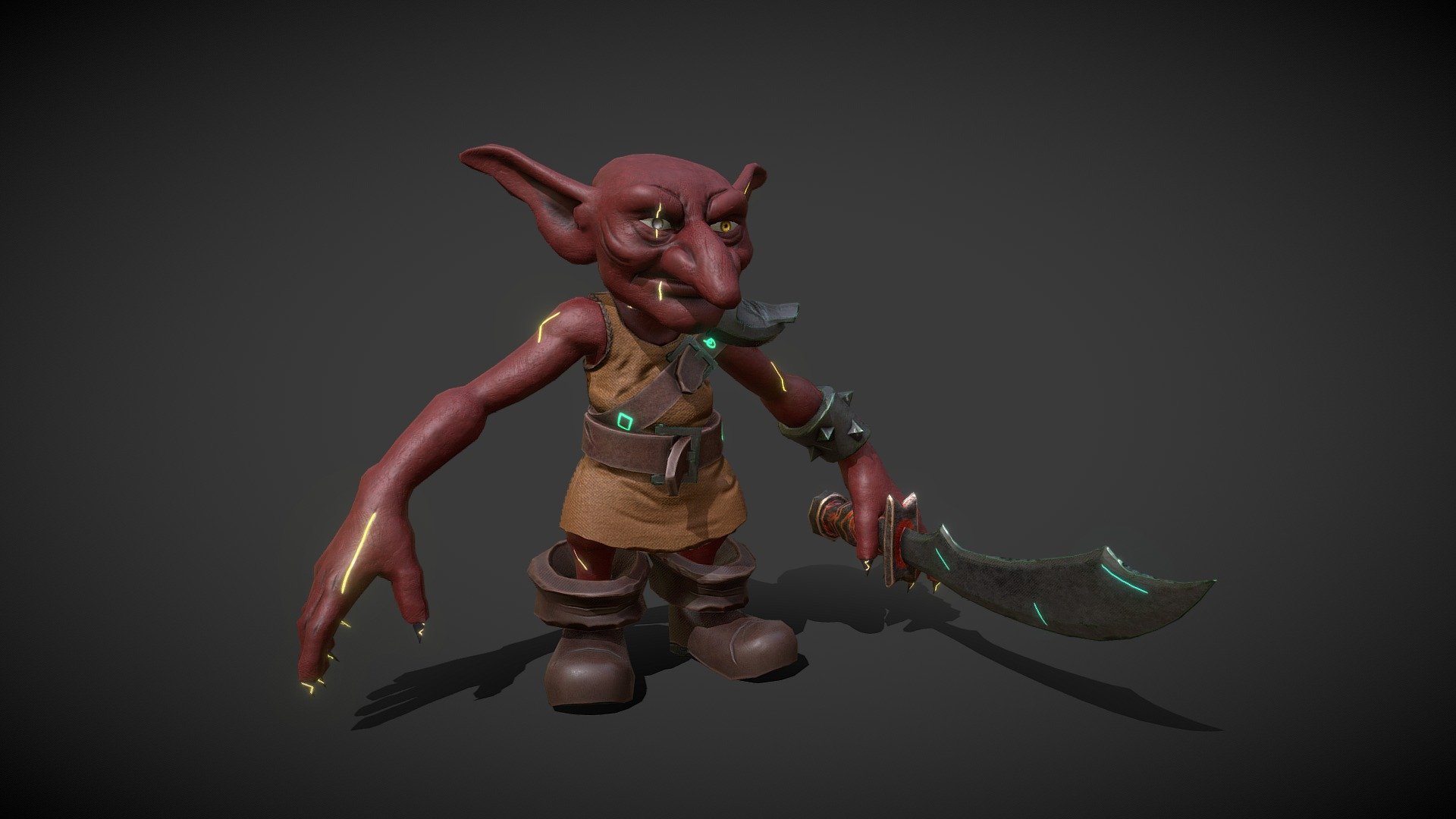 Runic Goblin - 3D model by BJW [507c1ff] - Sketchfab