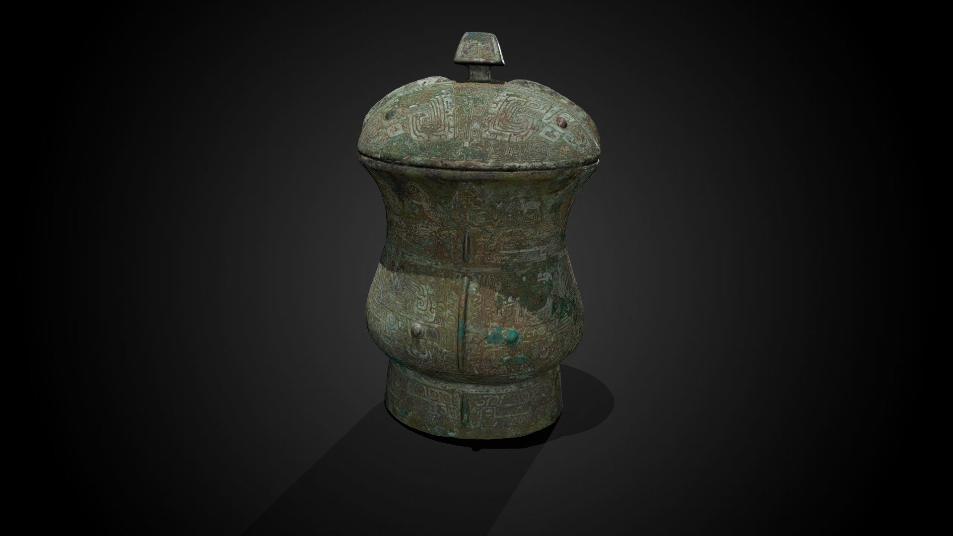 Zhi wine vessel - specularity research project - Download Free 3D model ...