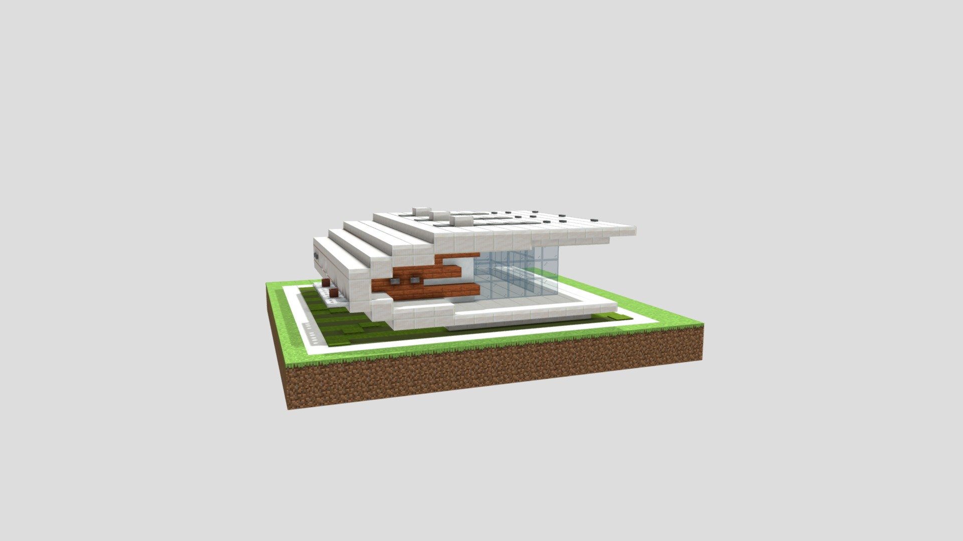 Minecraft Mini Modern House - Download Free 3D model by jar (@jar9th ...