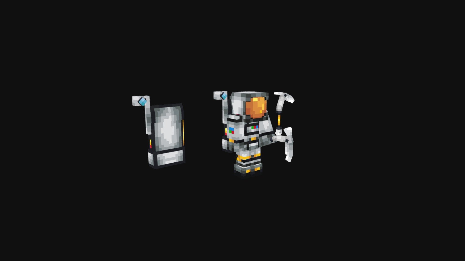 Voxelspawns Space Miner Set - 3D model by voxelspawns [50823d5] - Sketchfab