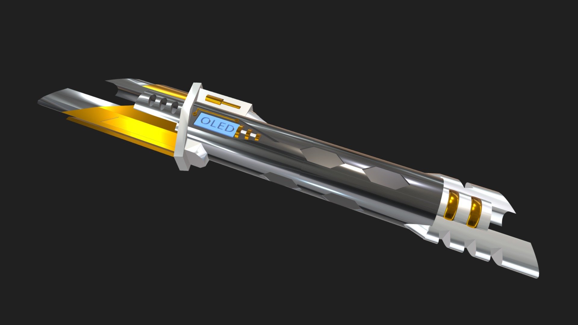 Straight Saber Design Mk 4 - 3D model by davisjensen [5083edc] - Sketchfab