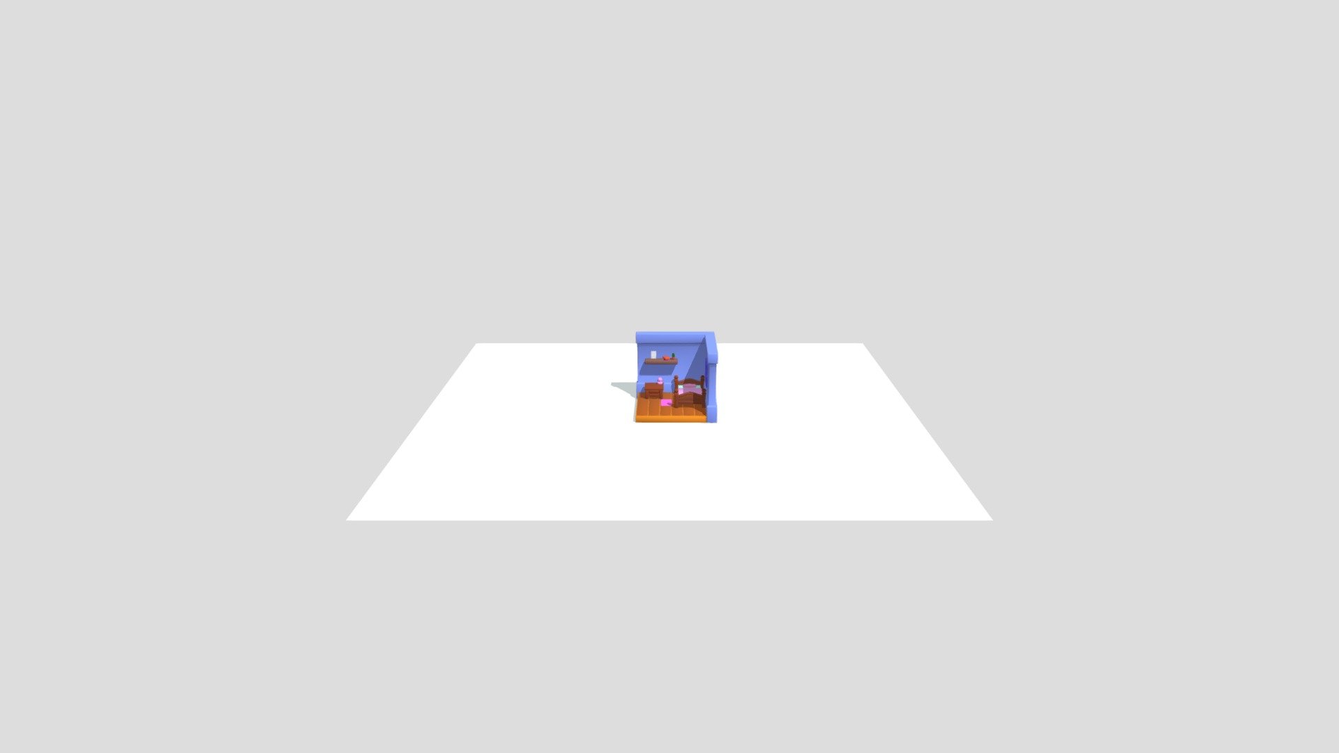 Isometric Bedroom - 3D model by KTMonster127 [508572d] - Sketchfab