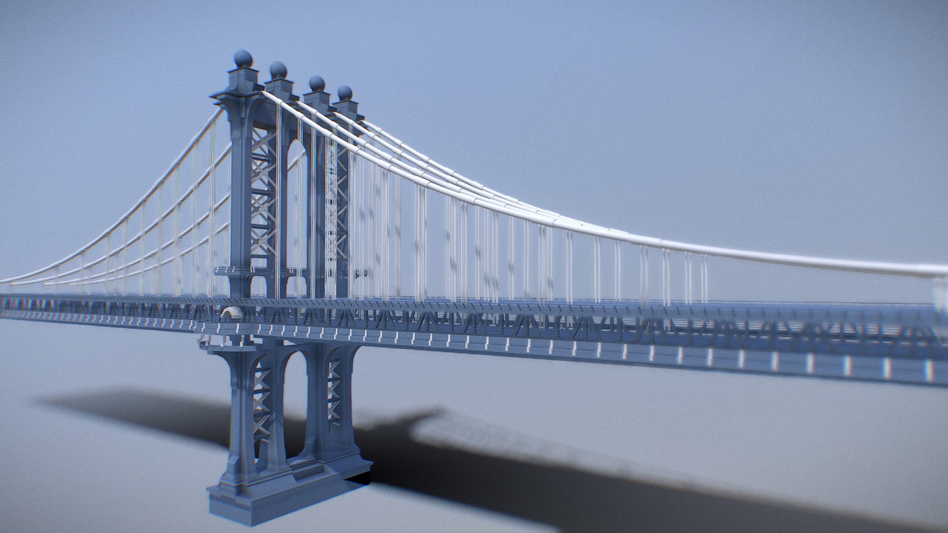 LowPoly Manhattan Bridge - Download Free 3D model by SUSUSUBE [5086156 ...