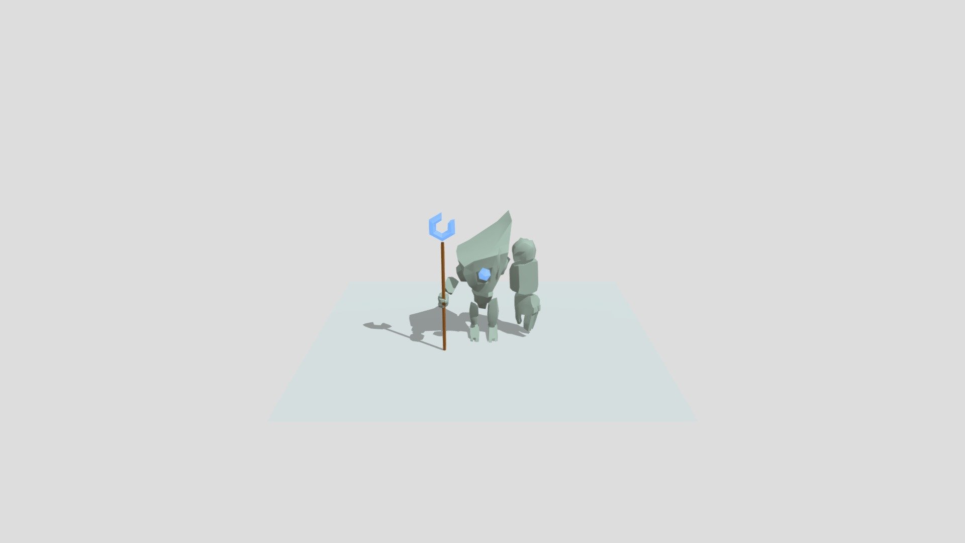 Low poly stone golem - Download Free 3D model by Hokon [5089a92 ...