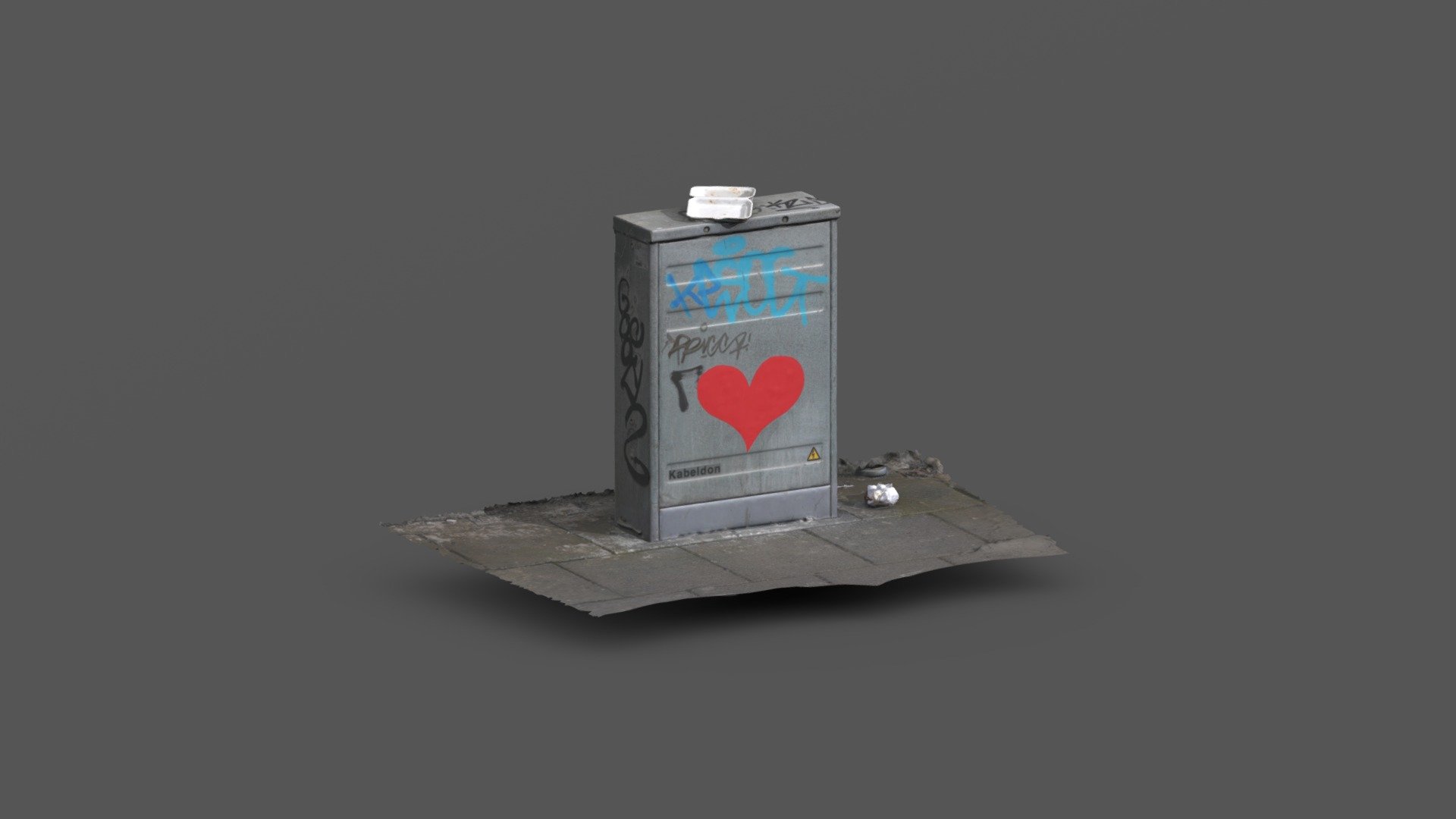 Street Electrical Box - 3D model by rollinhunt [508a7e3] - Sketchfab