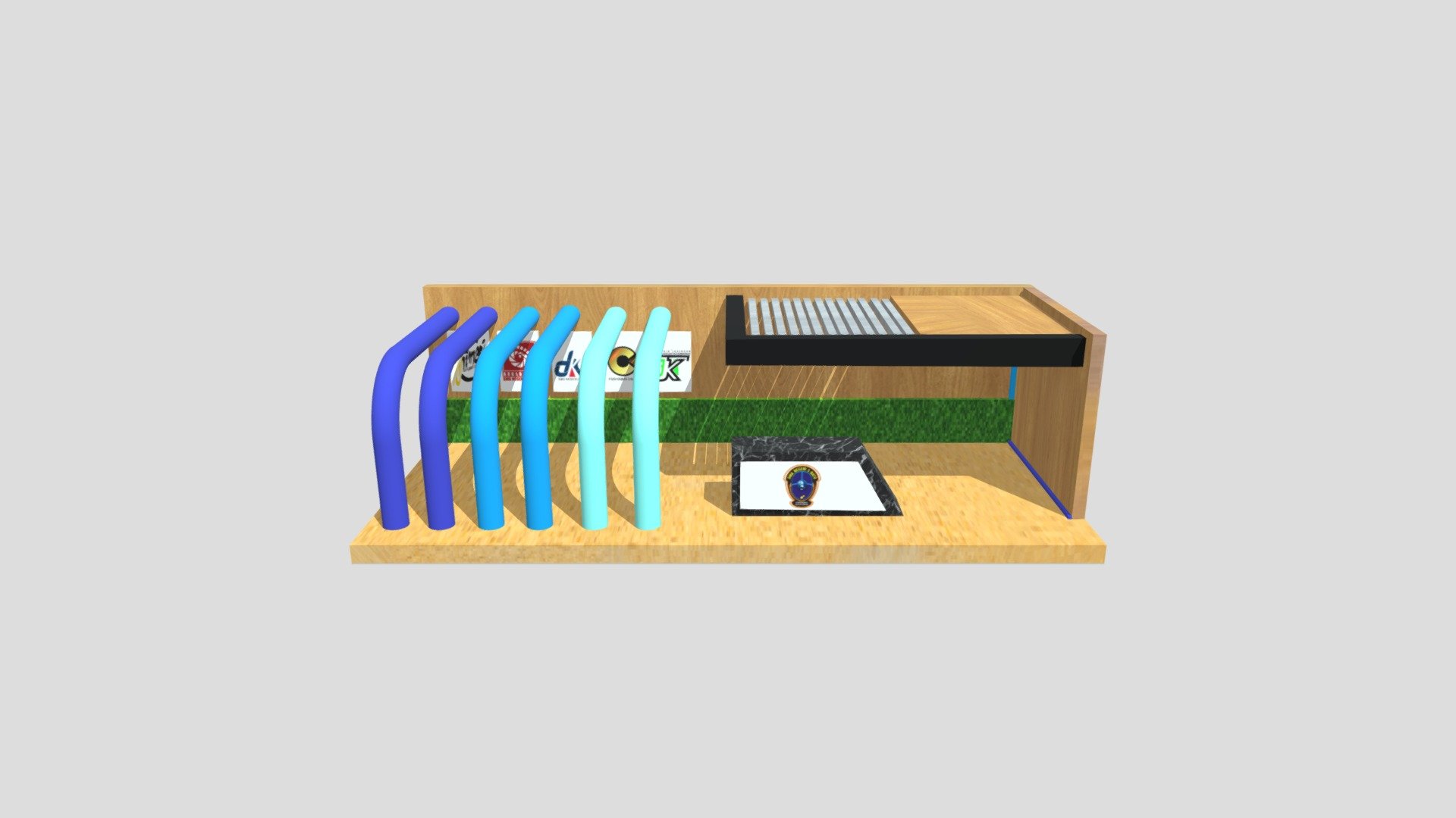 Booth Smk 3 - 3D model by Lee (@Riswar) [508afb3] - Sketchfab
