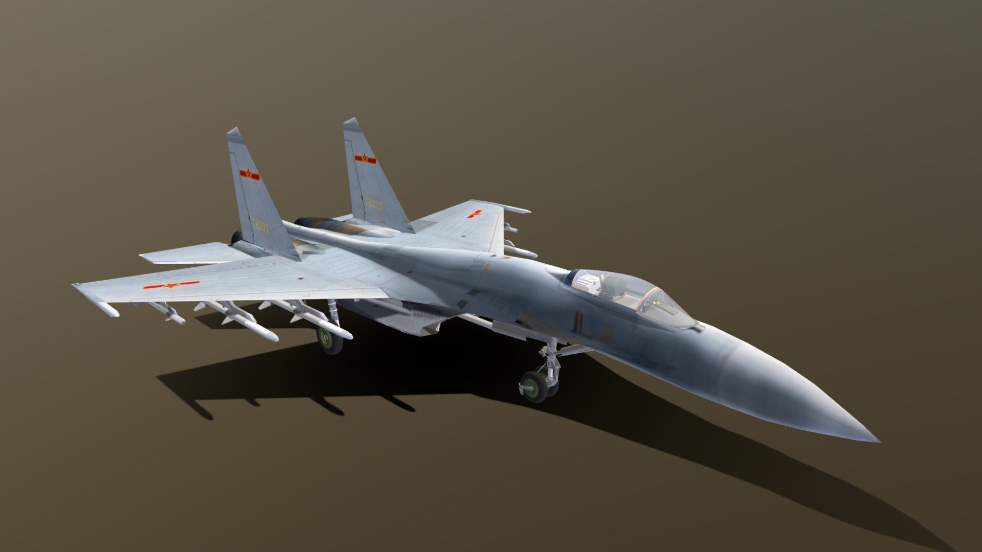 Chinese Shenyang J-11 - Download Free 3D model by 42manako [508bcb1] - Sketchfab