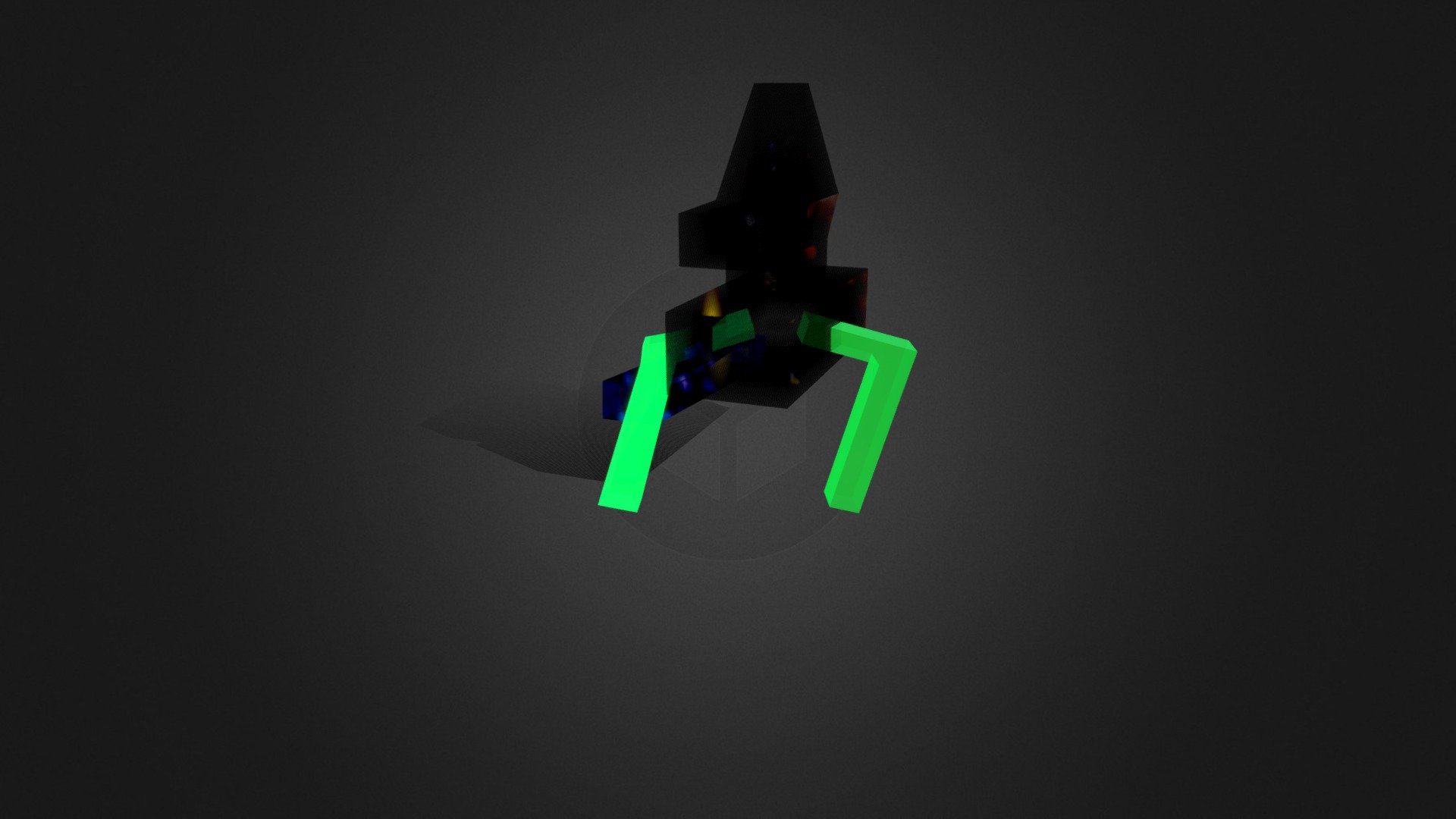 Cube Alien_Blender Rigging IK Test - Download Free 3D model by Nofil ...