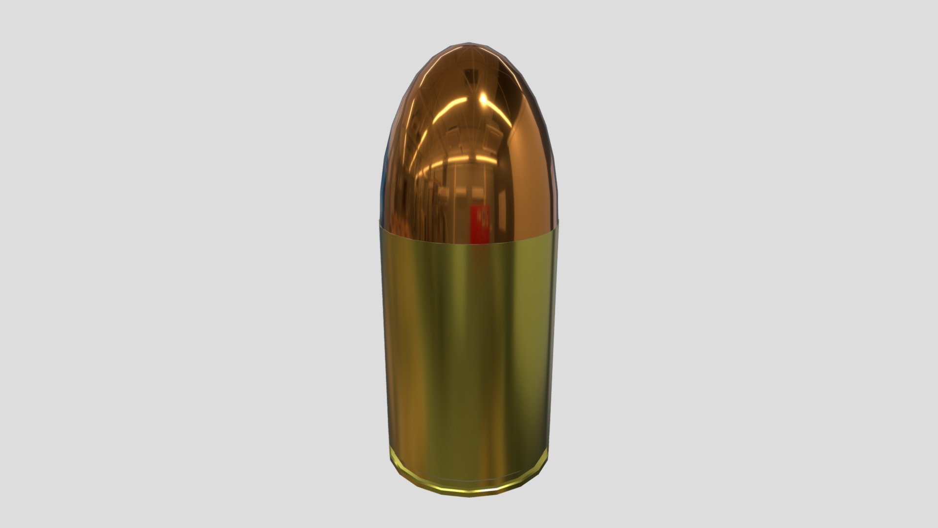 45 Cal. Bullet - 3D model by Hugh_Marks [508eb8c] - Sketchfab