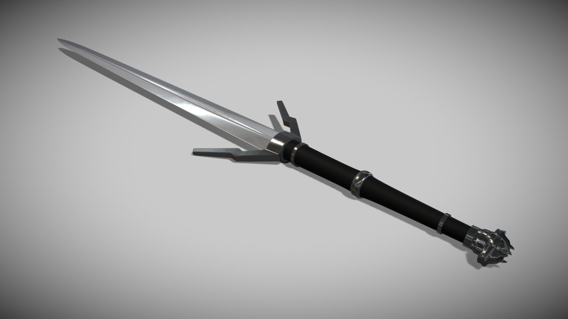 Witcher Wolven Sword - Download Free 3D model by TierneyV3 [508ec79 ...