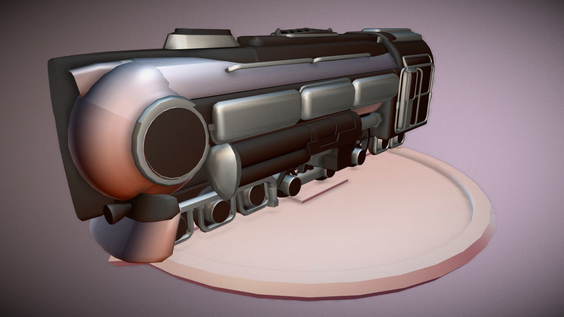 Retro Train - Download Free 3D model by Darkkostas25 [508f36b] - Sketchfab