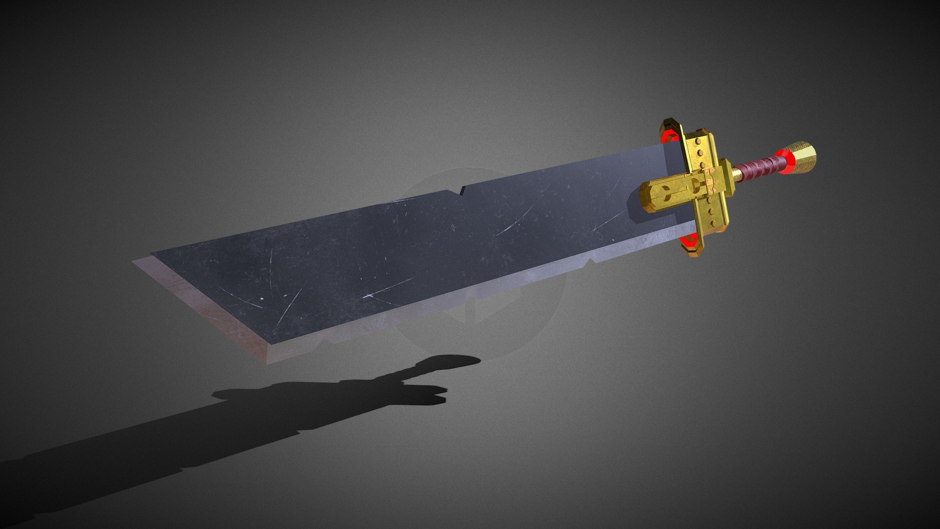 Buster sword - Download Free 3D model by BUCKY (@ananthakrishnann ...