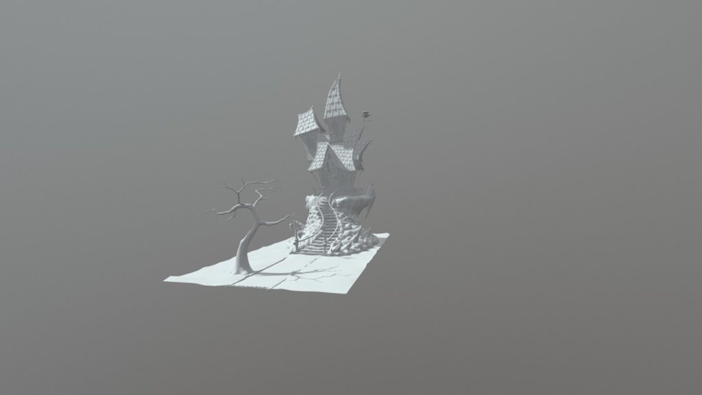 Horror house - 3D model by Senbao Lan (@senbaolan) [50904f2] - Sketchfab