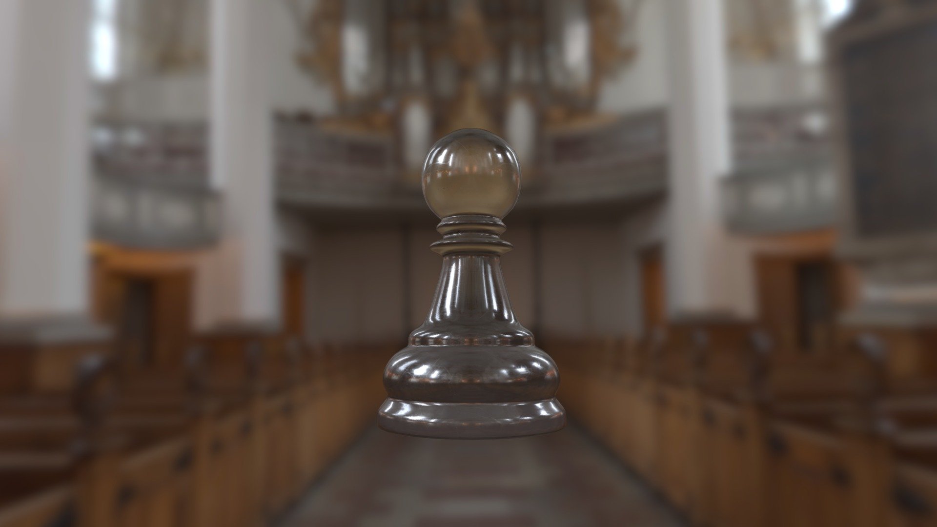 Realistic Glass Pawn - Download Free 3D model by Vyscera (@Vyscera97 ...