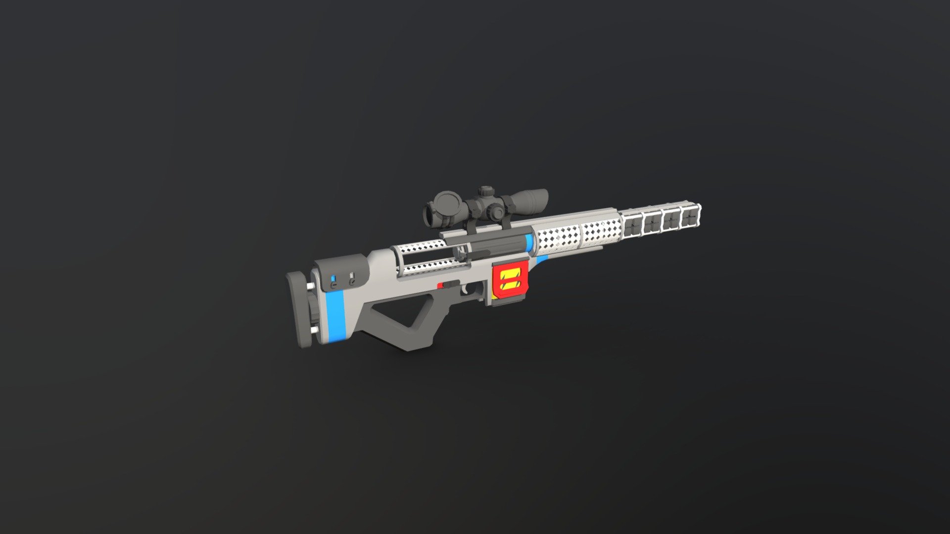 Railgun - 3D model by Lizard Beeboy (@Zinlock) [5092b43] - Sketchfab