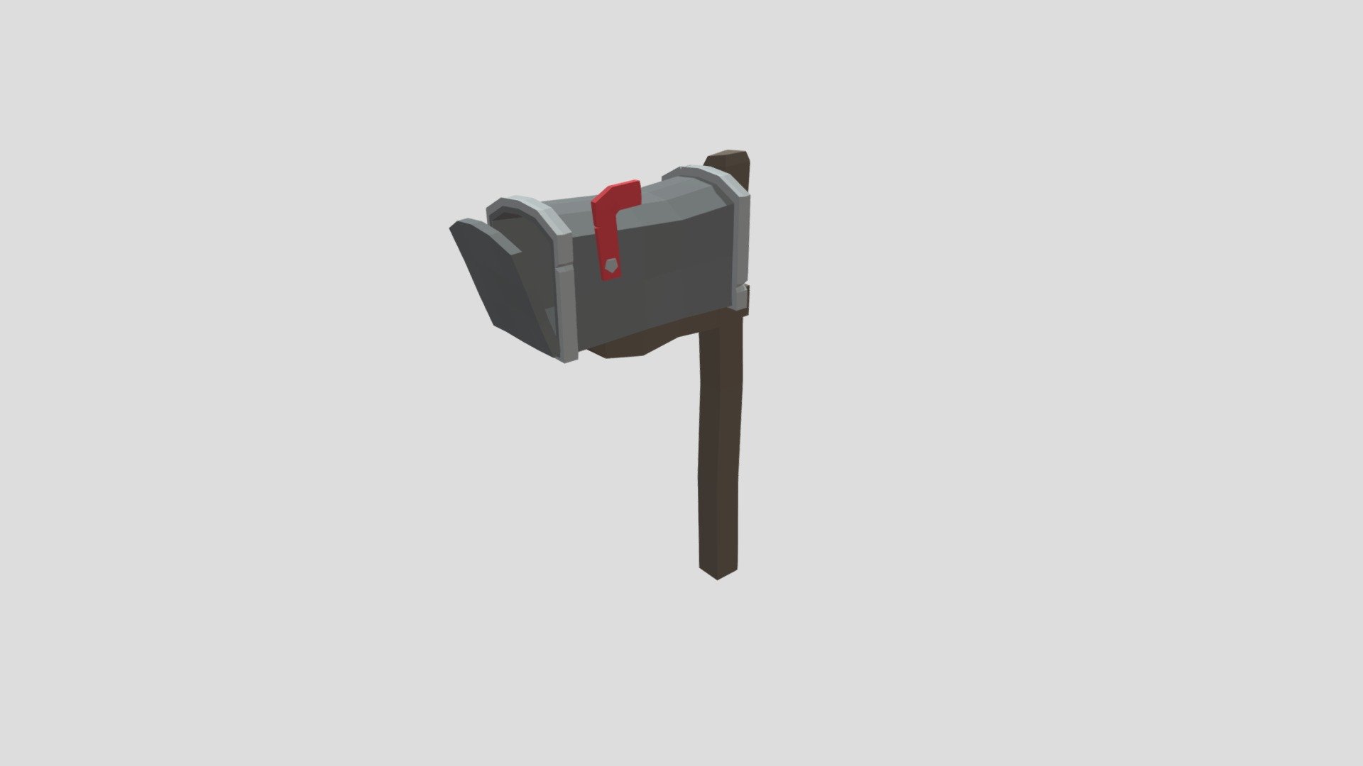 Mailbox low poly - Download Free 3D model by daniel.2U [5092fe7 ...