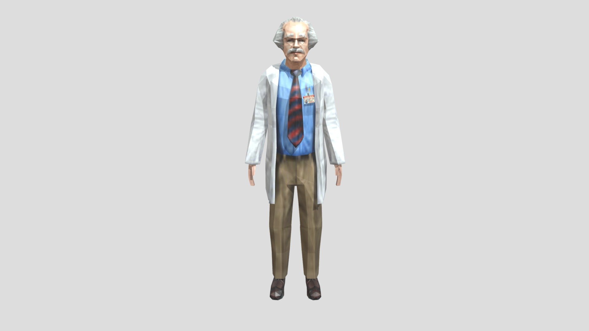 Scientist(hl1) has rig - Download Free 3D model by Adrian Shephard ...