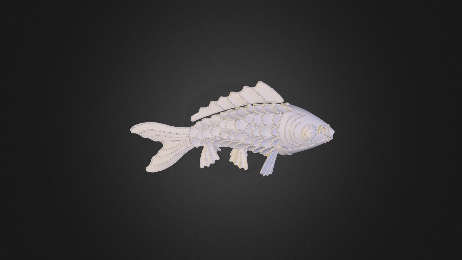 Koi_Fish - 3D model by makeo [5094a76] - Sketchfab