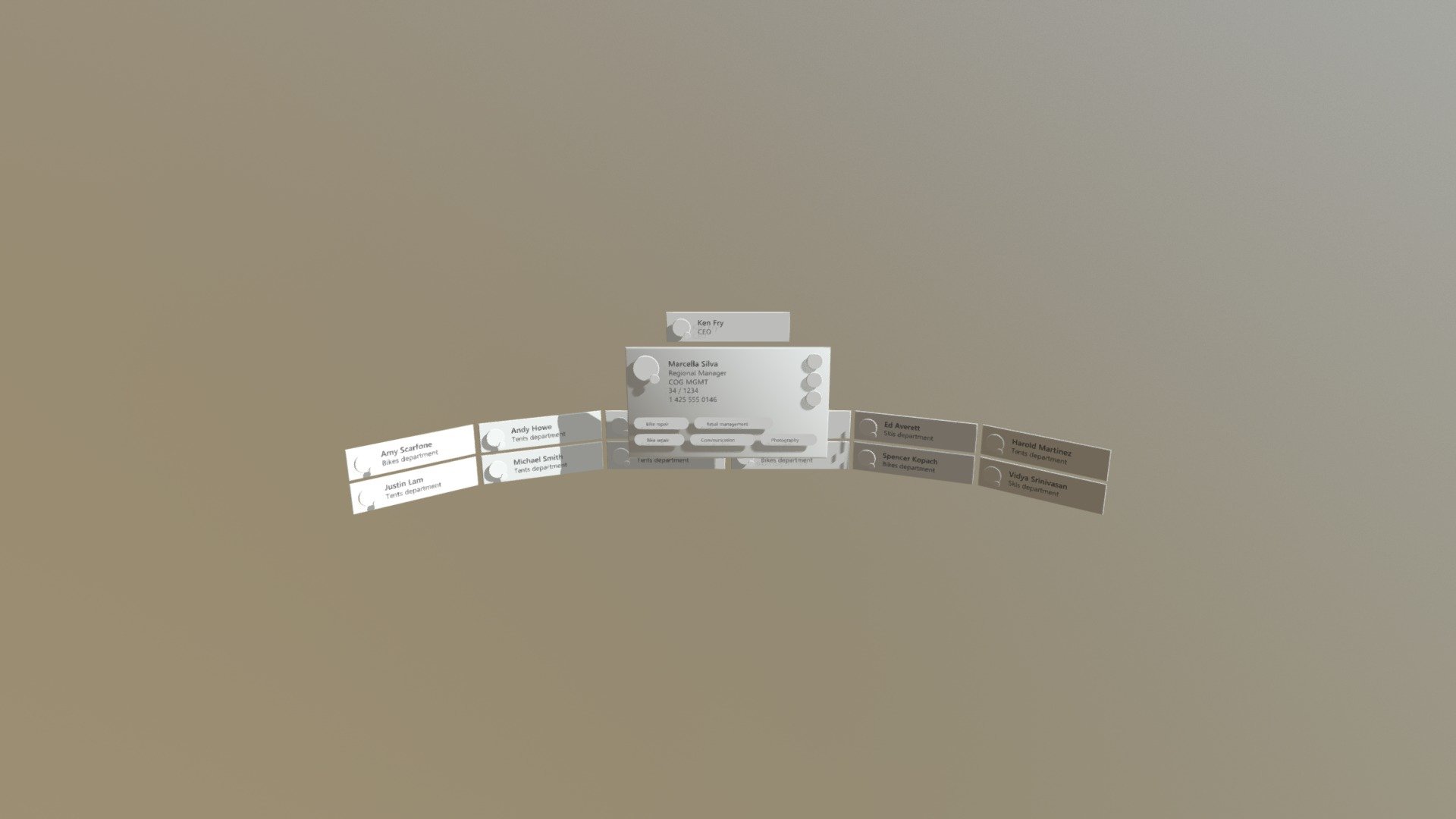 Org Chart 180404 - Download Free 3D model by comarsh [5096c5b] - Sketchfab