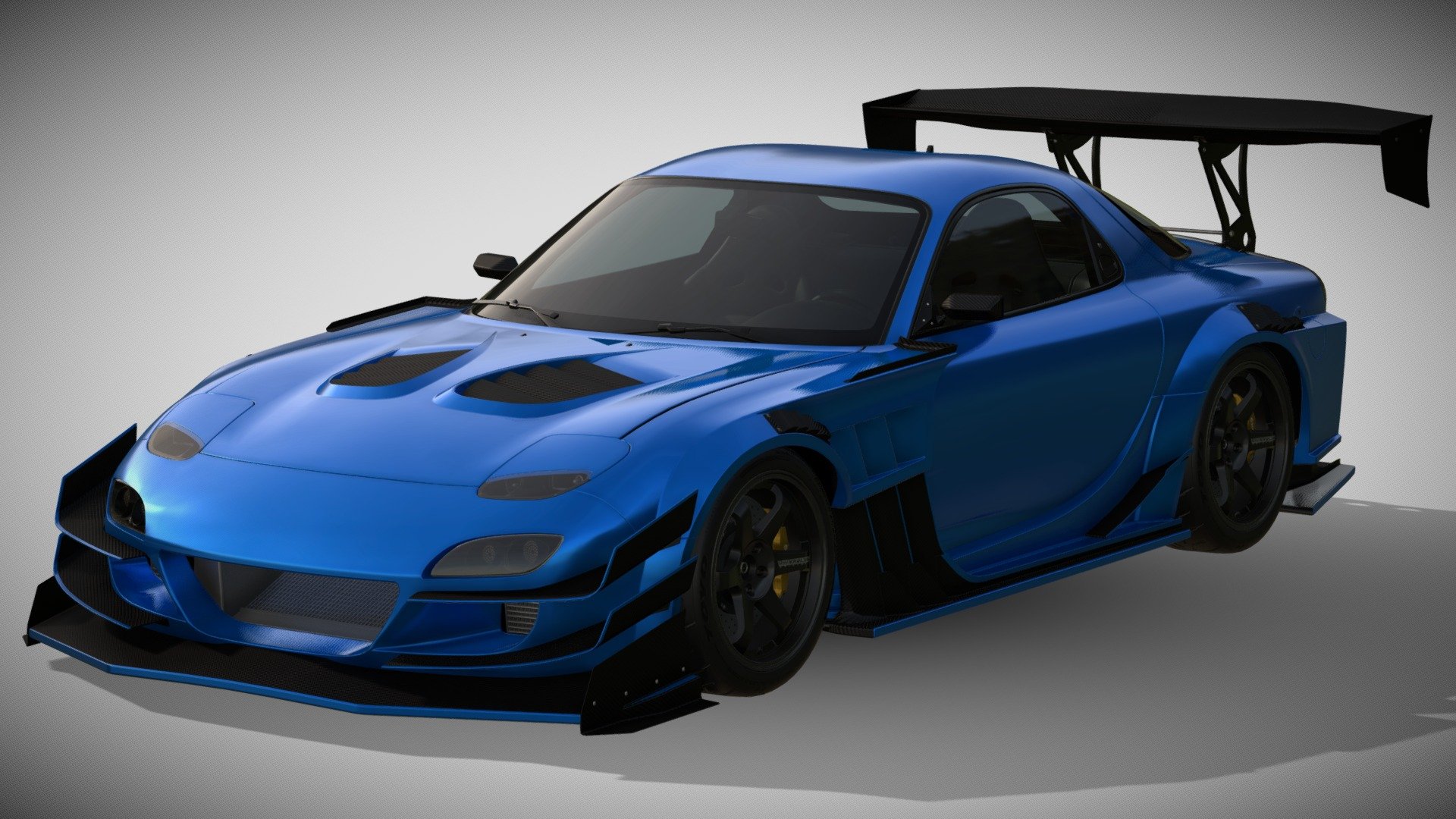2019 TCP Magic G-FACE Type TT Mazda RX-7 Ver.3 - Download Free 3D model ...