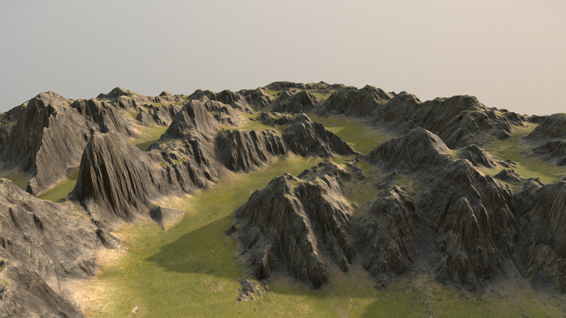Valley Mountain Path - Buy Royalty Free 3D model by Nicholas-3D ...