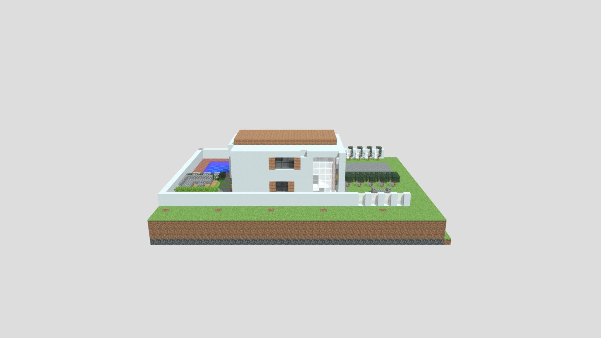 Top 5 Modern House #4 (Map +.obj - Download Free 3D model by tripod97 ...