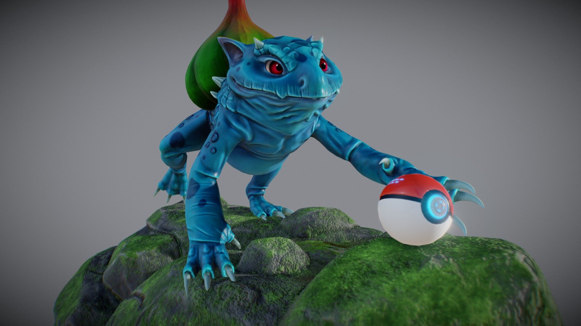Bulbasaur - Download Free 3D model by robotninjabread [5099da9] - Sketchfab