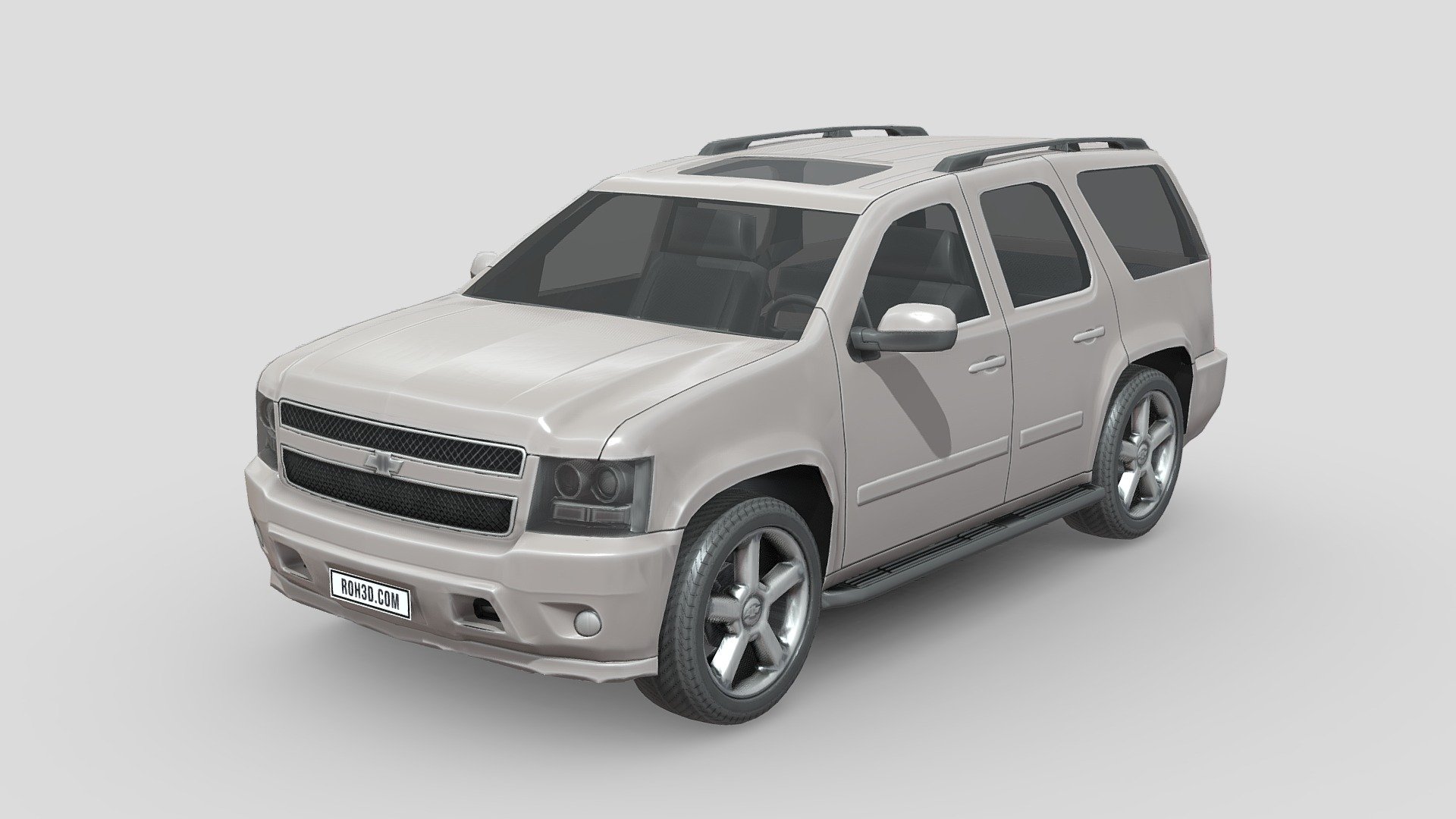 Low Poly Car - Chevrolet Tahoe 2010 - Buy Royalty Free 3D model by ...