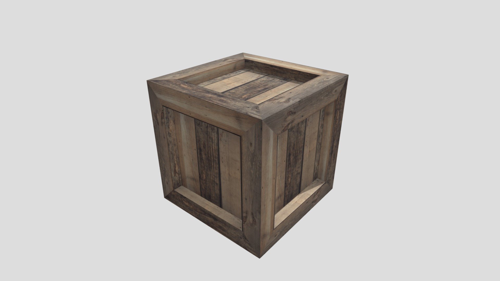 Wooden Crate - 3D model by cosmogenesis [509af38] - Sketchfab