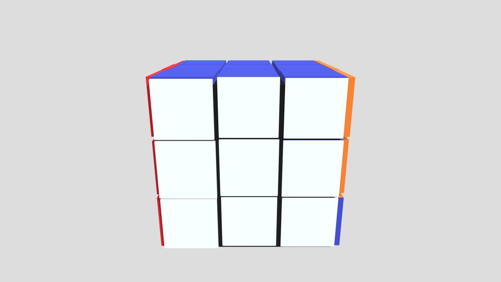 Rubix Cube 3d - Download Free 3D model by kosto.ilievski1 [509bbad ...