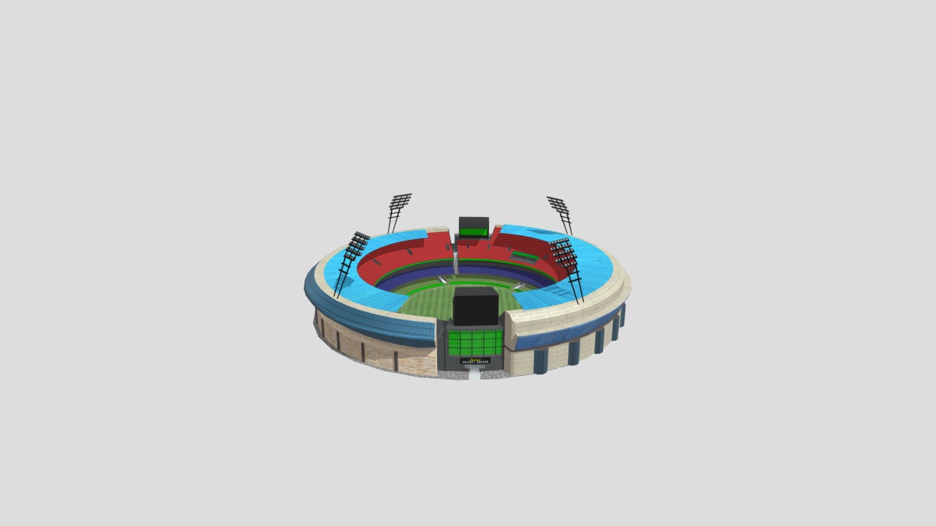 ACG stadium - Download Free 3D model by dinex181 [509c140] - Sketchfab