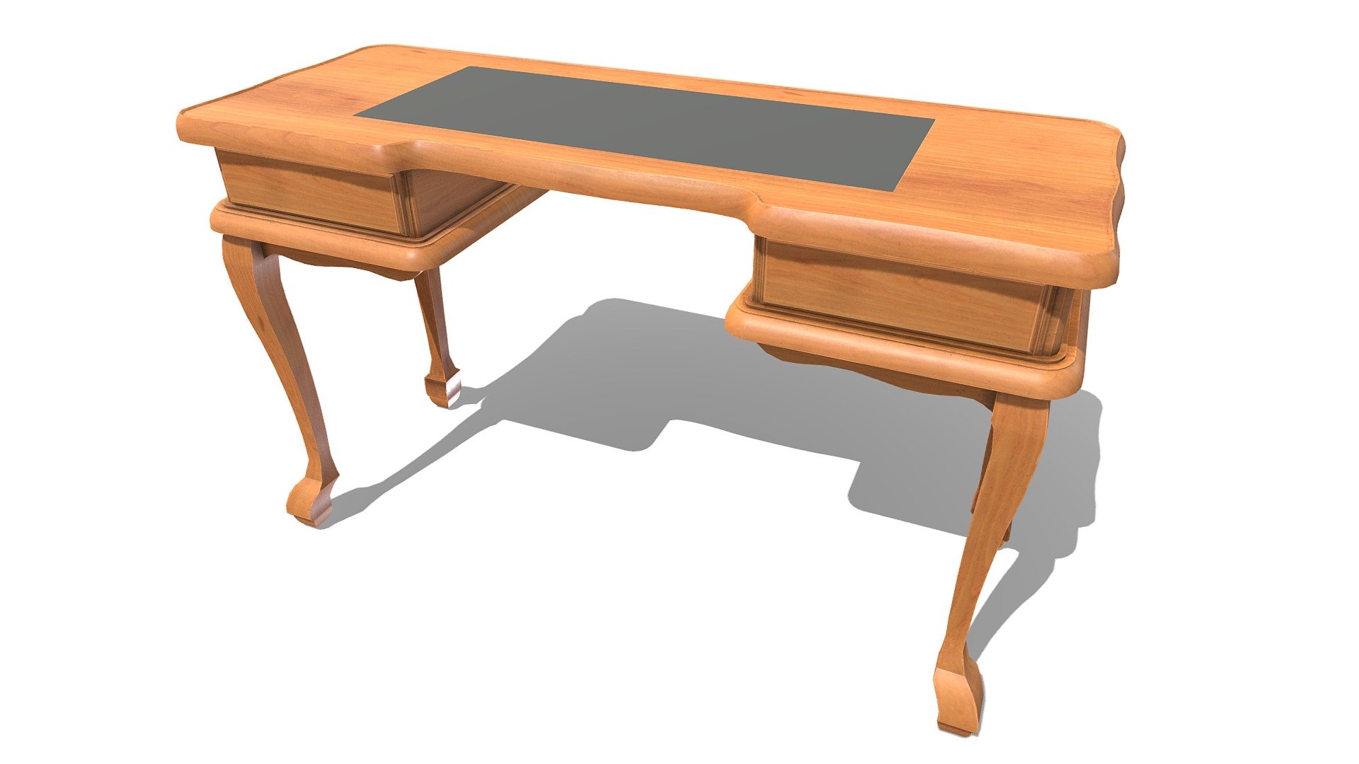 Classic Wooden Desk - Buy Royalty Free 3D model by Studio Lab ...