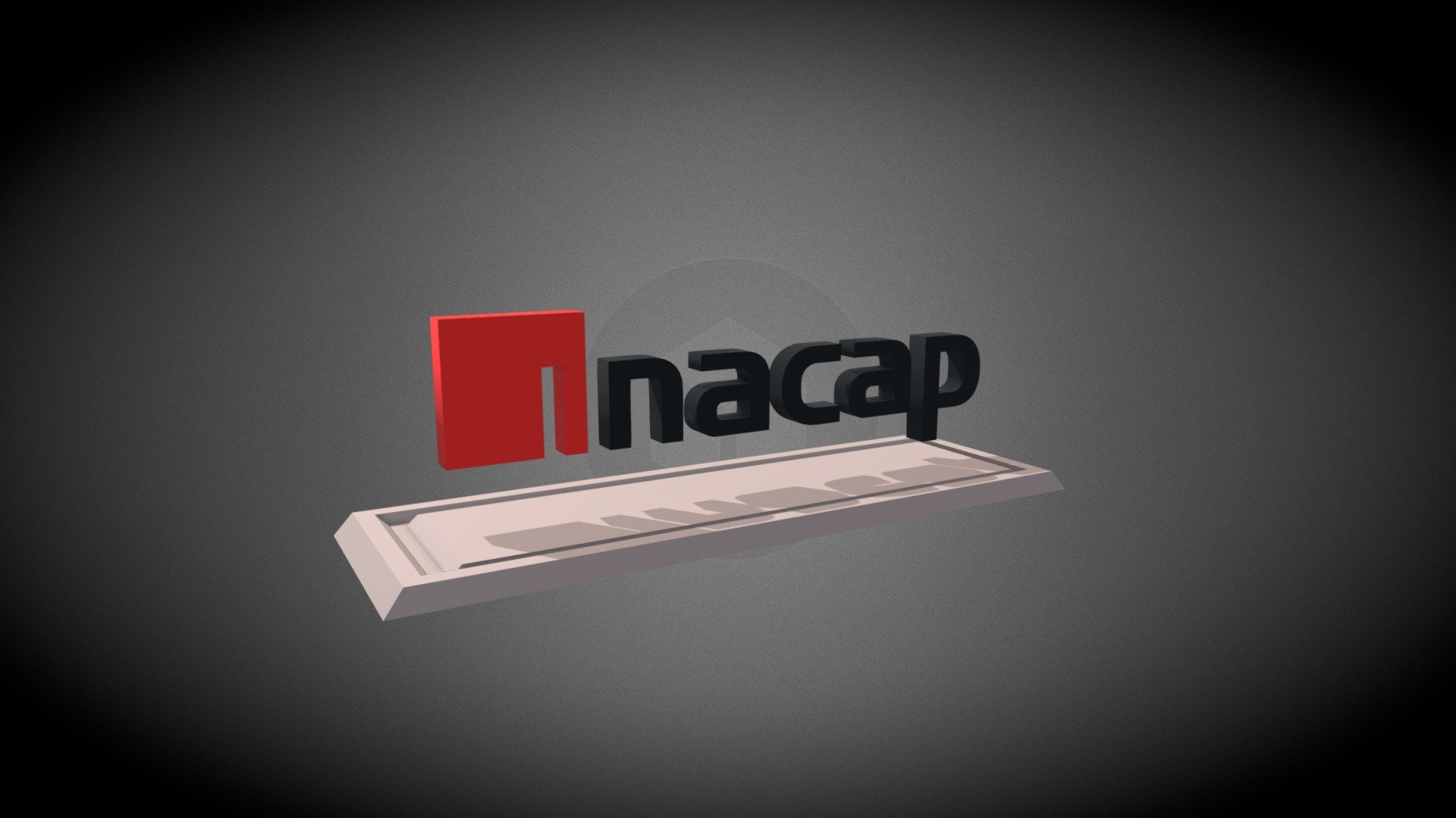 inacap logo tutorial guiado sketchfab - 3D model by ani-castro-sagredo ...