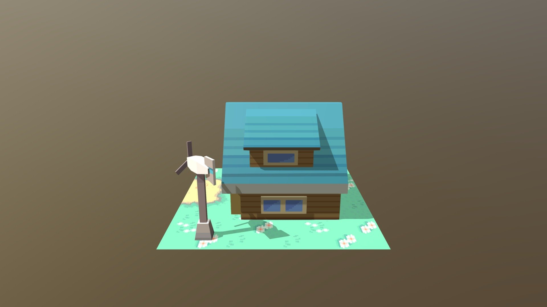New Bark Town Cottage - 3D model by felix.mailhot95 [509f4eb] - Sketchfab