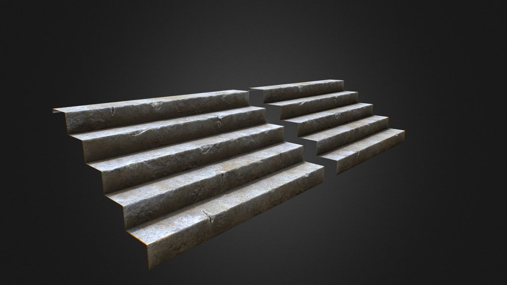 Stairs TEST - 3D model by Vulture (@cent) [50a1b73] - Sketchfab