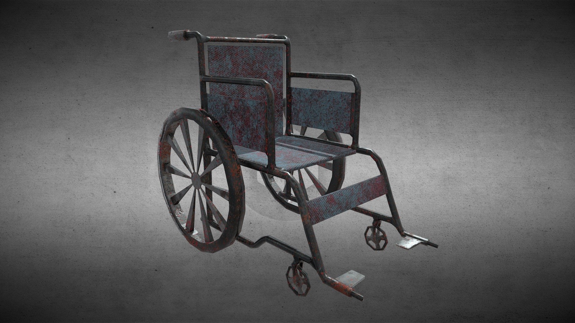Horror WheelChair - 3D model by Ethica [50a3187] - Sketchfab