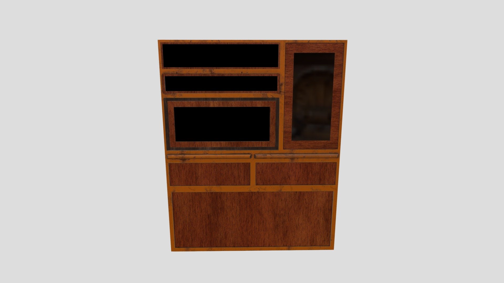 Cupboard / Cabinet - Download Free 3D model by vidhanchalke10 [50a3c97 ...