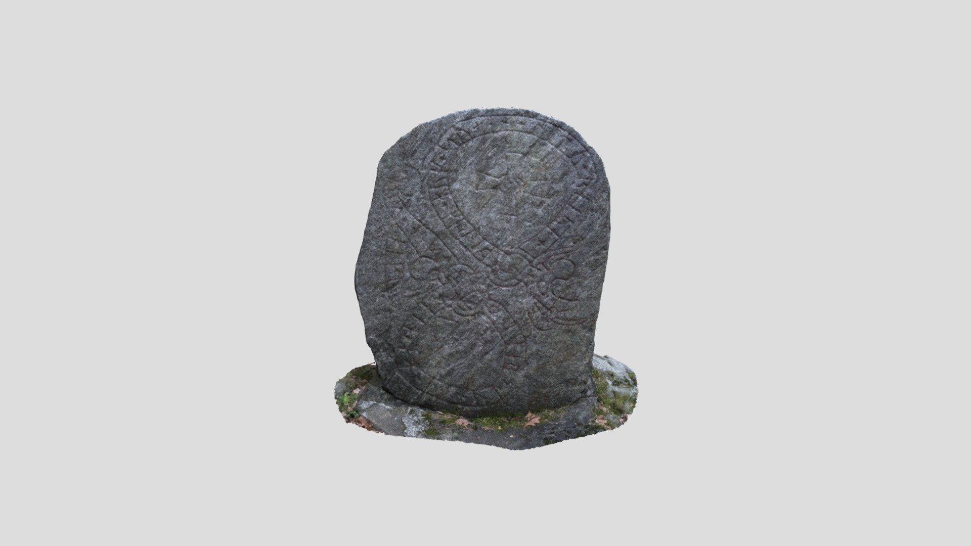 Weathered Swedish Runestone - 3D model by Digital Art Hub ...