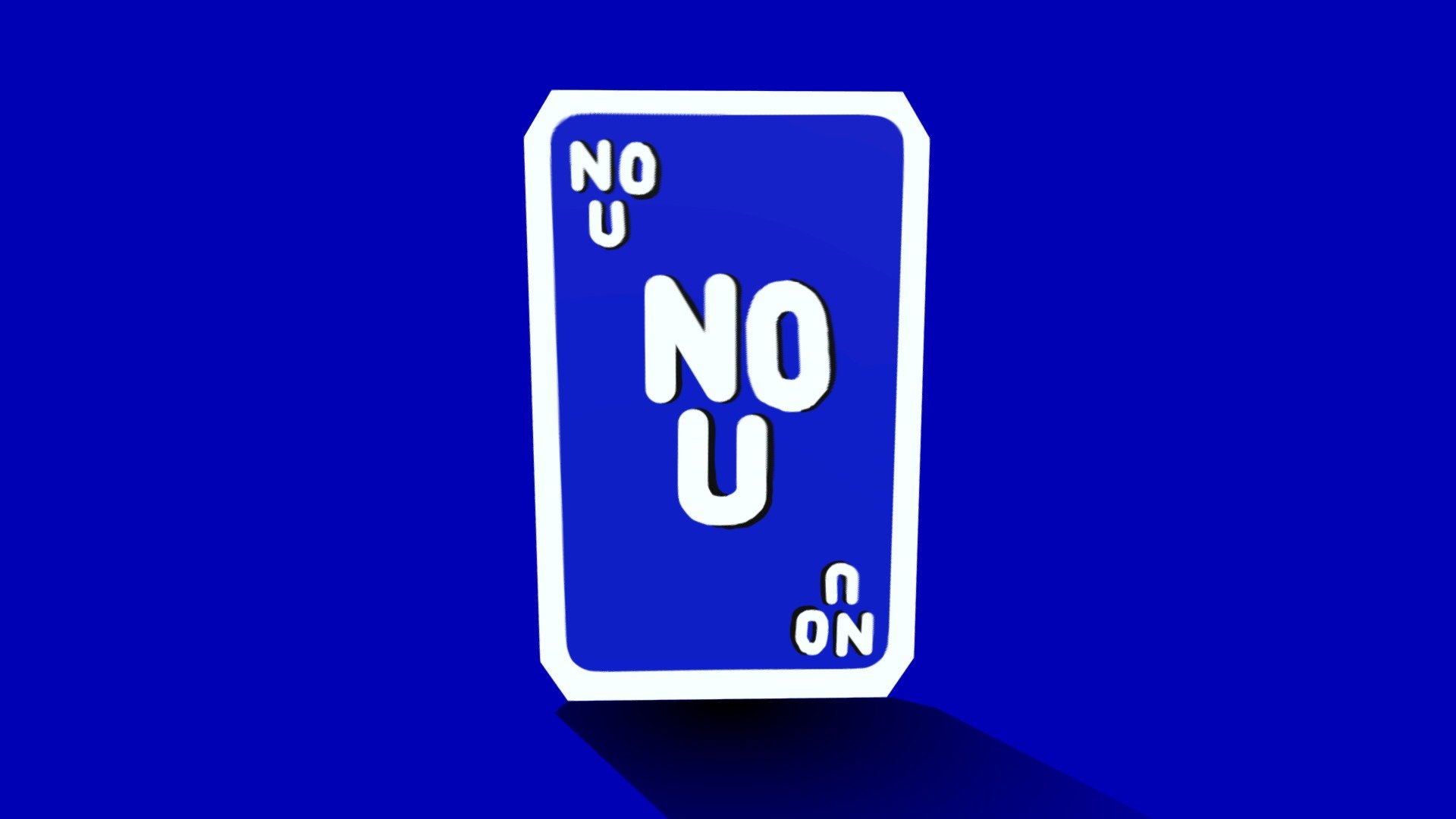 NoU card - 3D model by Rockonbrad [50a51e9] - Sketchfab