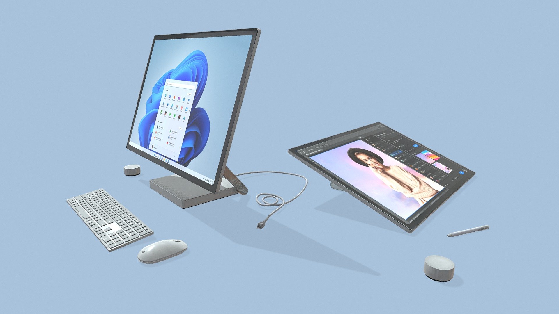 Microsoft Surface Studio - Buy Royalty Free 3D model by dika3d (@ikad2023) [50a6c94] - Sketchfab ...