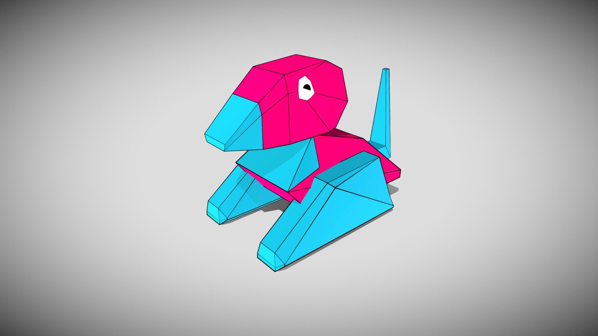 Porygon - Download Free 3D model by fran.senes (@franse_art) [50a9815 ...