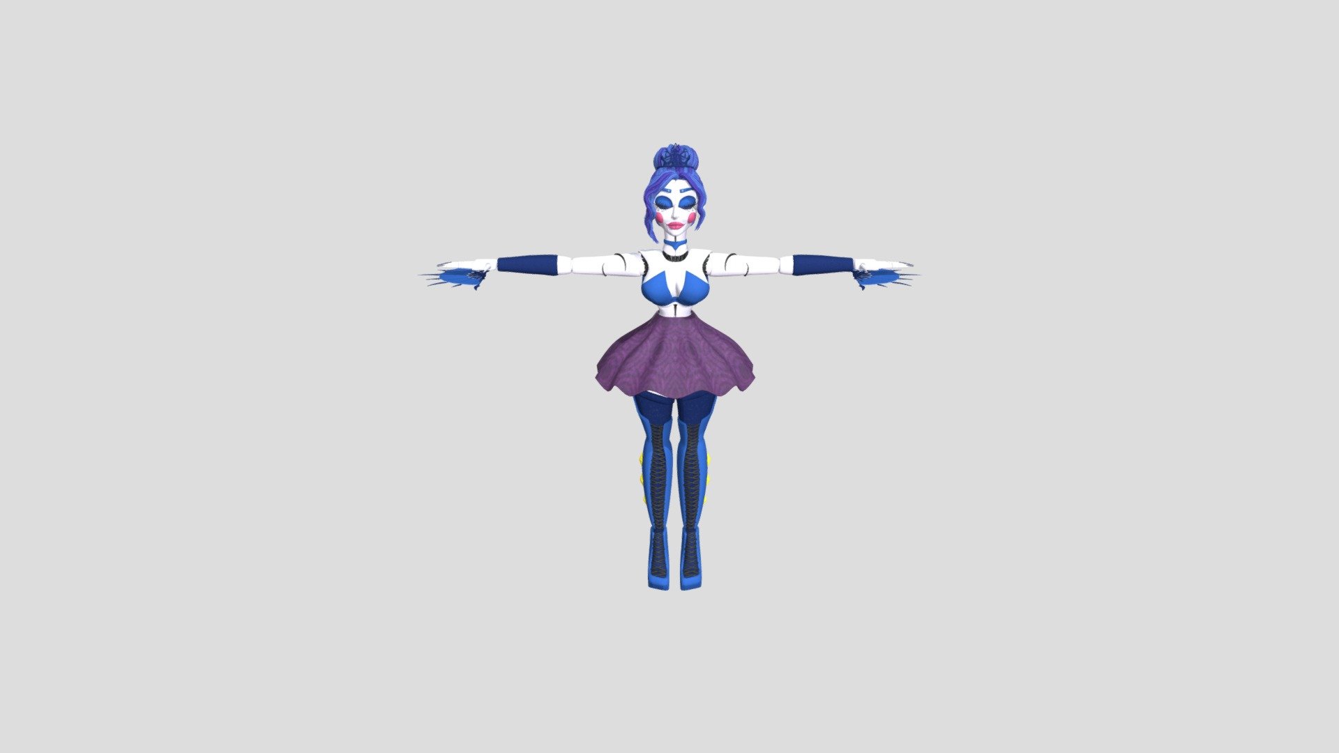 Stylized Ballora - Download Free 3D model by Gh4xt3r [50aa19f] - Sketchfab