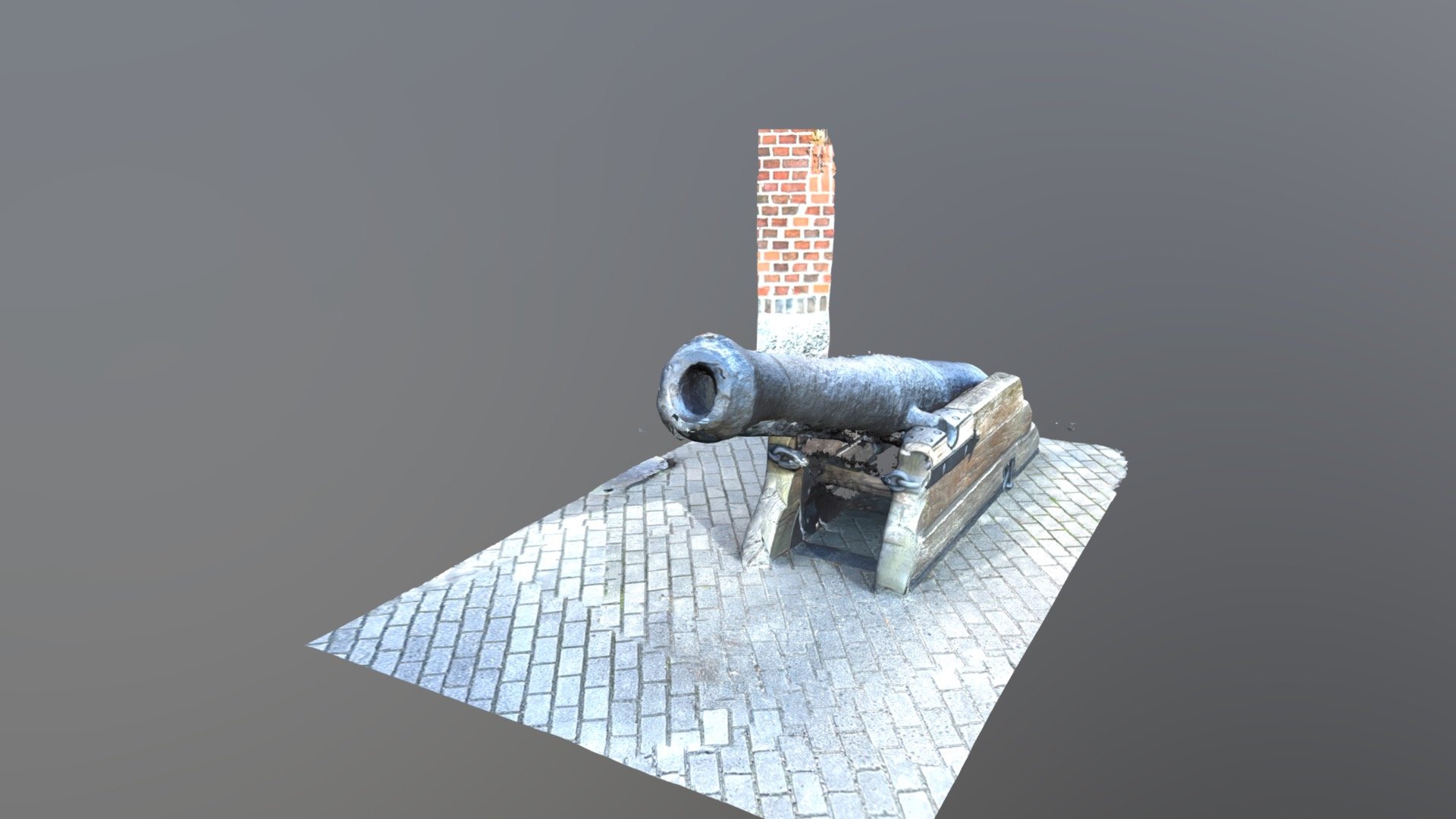 Cannon in museum - Download Free 3D model by AVZ (@micropalaeontology ...